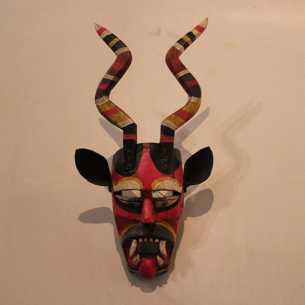 Pastorela Diablo Cornudo Mask from Mexico – hsreserve